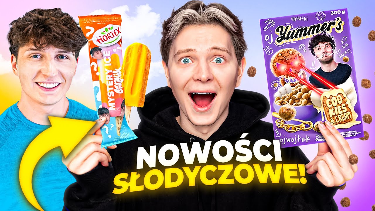 LODY EKIPY CZAJNIKA?! 🍦😱 TESTUJĘ NOWOŚCI SŁODYCZOWE Z LUTEGO 🔥 ...