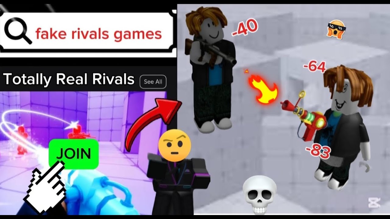 I played FAKE RIVALS GAMES.. - YouTube