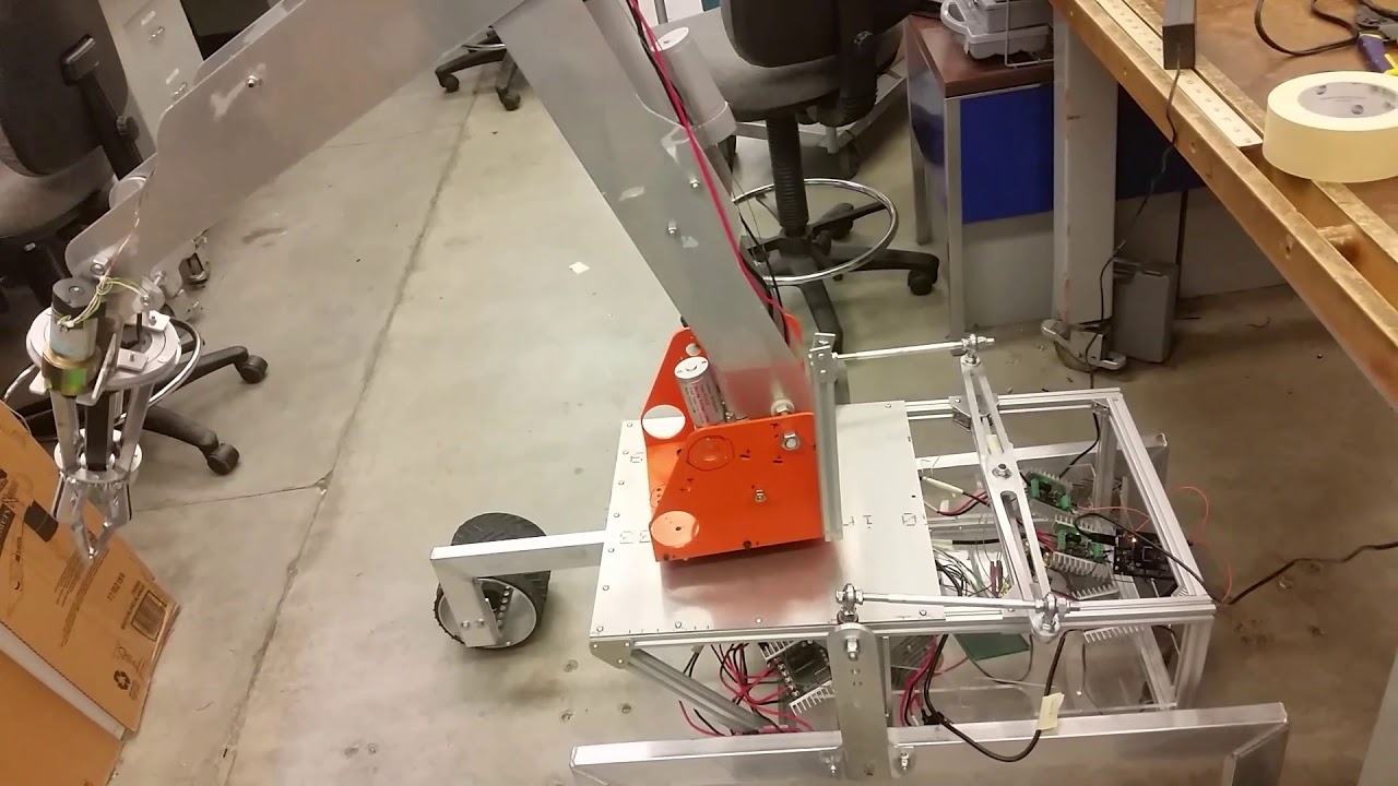 WSU Robotics Club Rover arm test 1 - YouTube