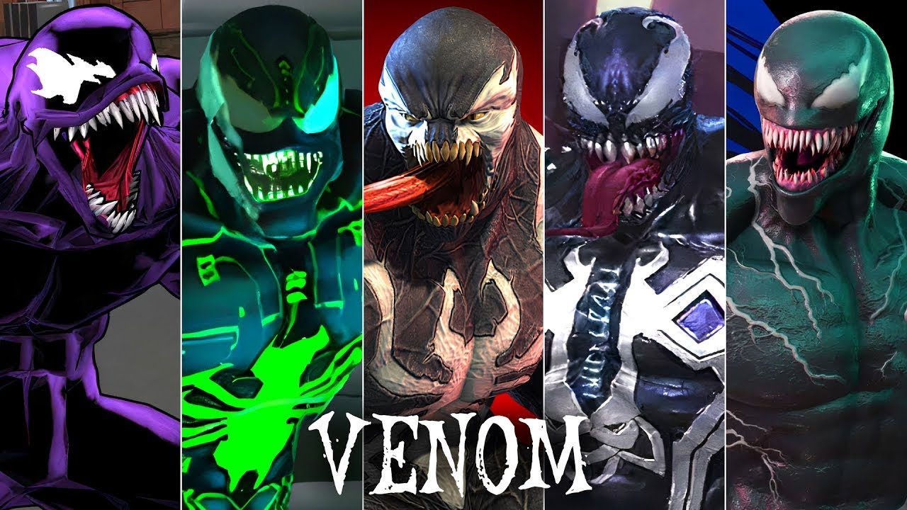 Evolution of Venom in Video Games: 1990 to 2023 - YouTube