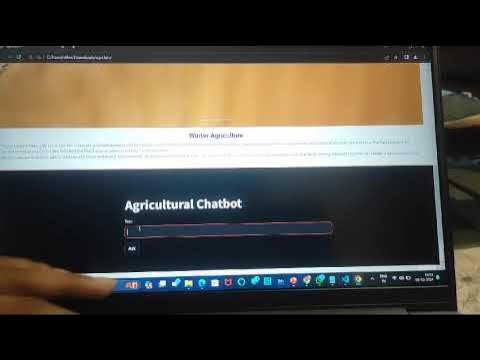 agriculture chatbot - YouTube