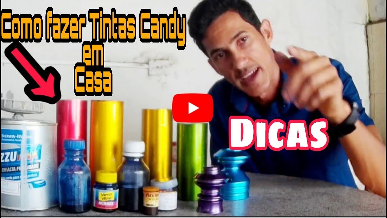 Tintas Candy como fazer em Casa part 02 - YouTube