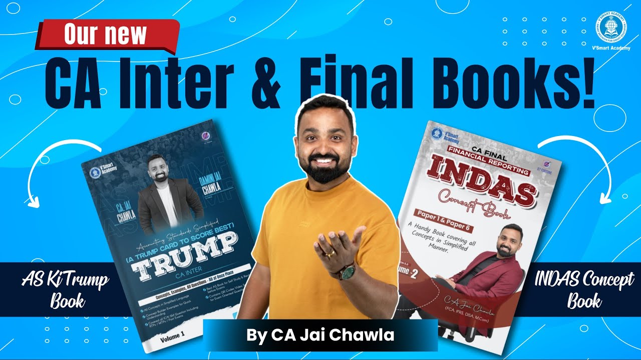 New CA Inter & Final Books – AS Trump Book & INDAS Concept Book Now ...