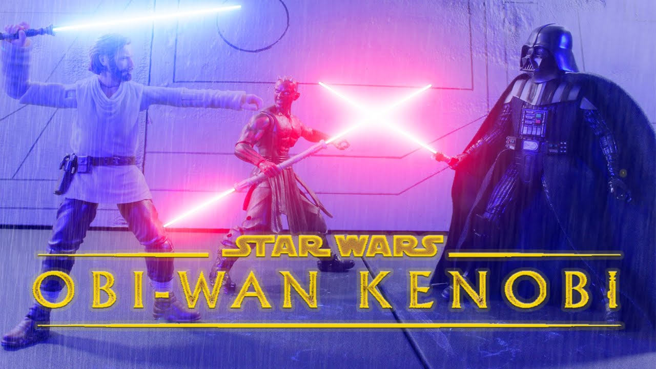 OBI-WAN KENOBI - OBI-WAN VS DARTH VADER VS DARTH MAUL [STAR WARS STOP ...