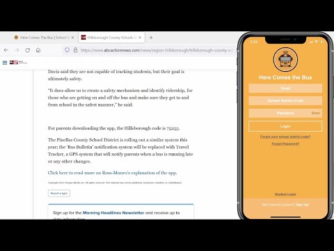"Here Comes The Bus" setup on your phone - YouTube