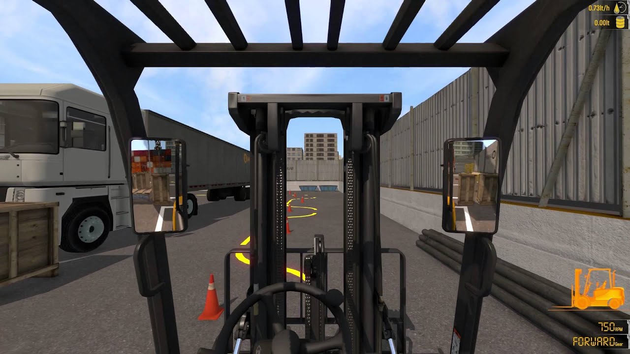 SANLAB Forklift Training Simulator SiMPRO3 - YouTube