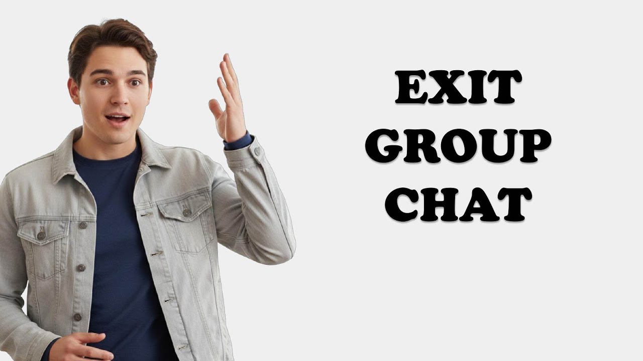 How Do You Leave A Group Chat On Android? - YouTube