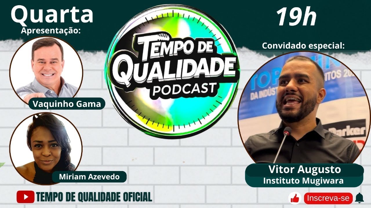 Vitor Augusto no Tempo de Qualidade | 🔴 AO VIVO | PODCAST 🎧 - YouTube