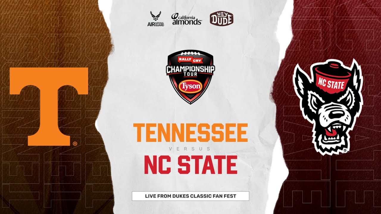 NC State vs Tennessee - Rally Cry Championship Tour - YouTube