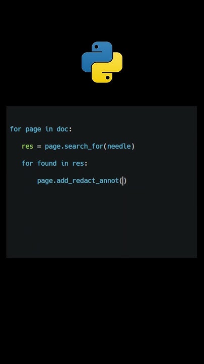 How to Remove Text from a PDF Using Python and PyMuPDF #coding #automatewithpython # ...