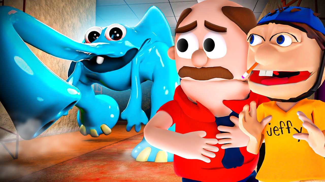 Jeffy & Marvin Play Garten Of BanBan 3 - YouTube