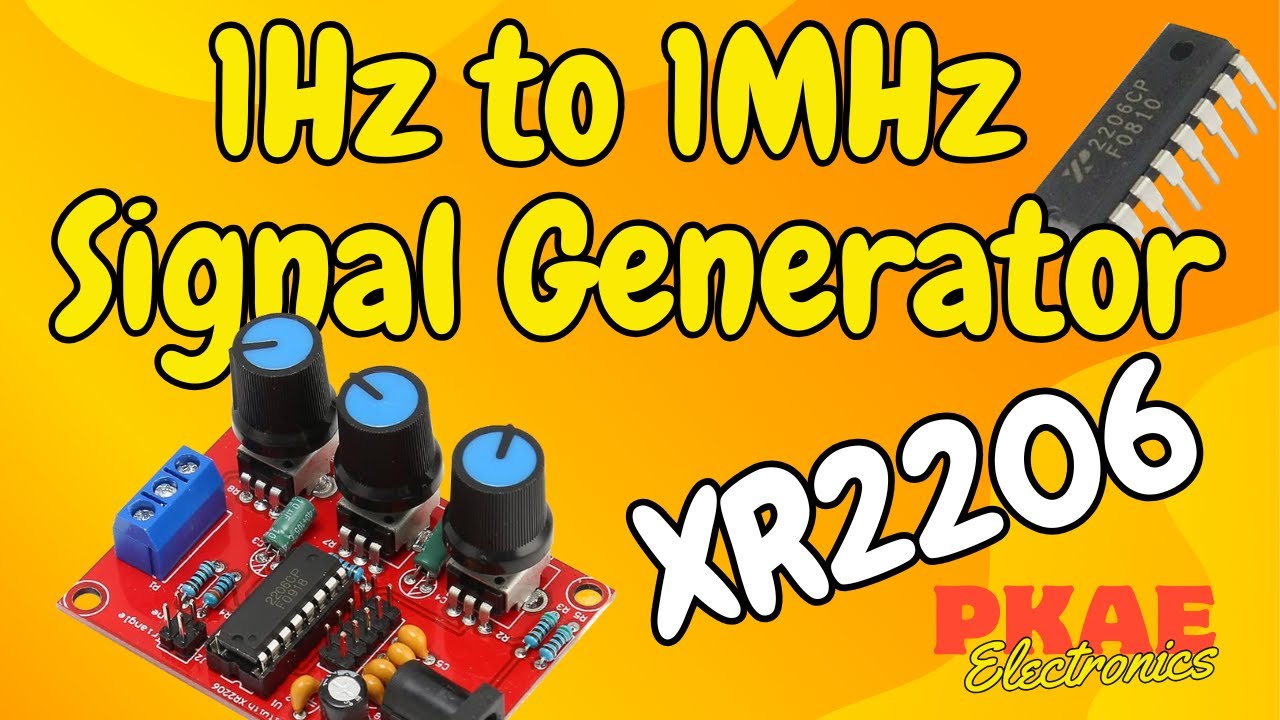 XR2206 Signal Generator Kit - YouTube