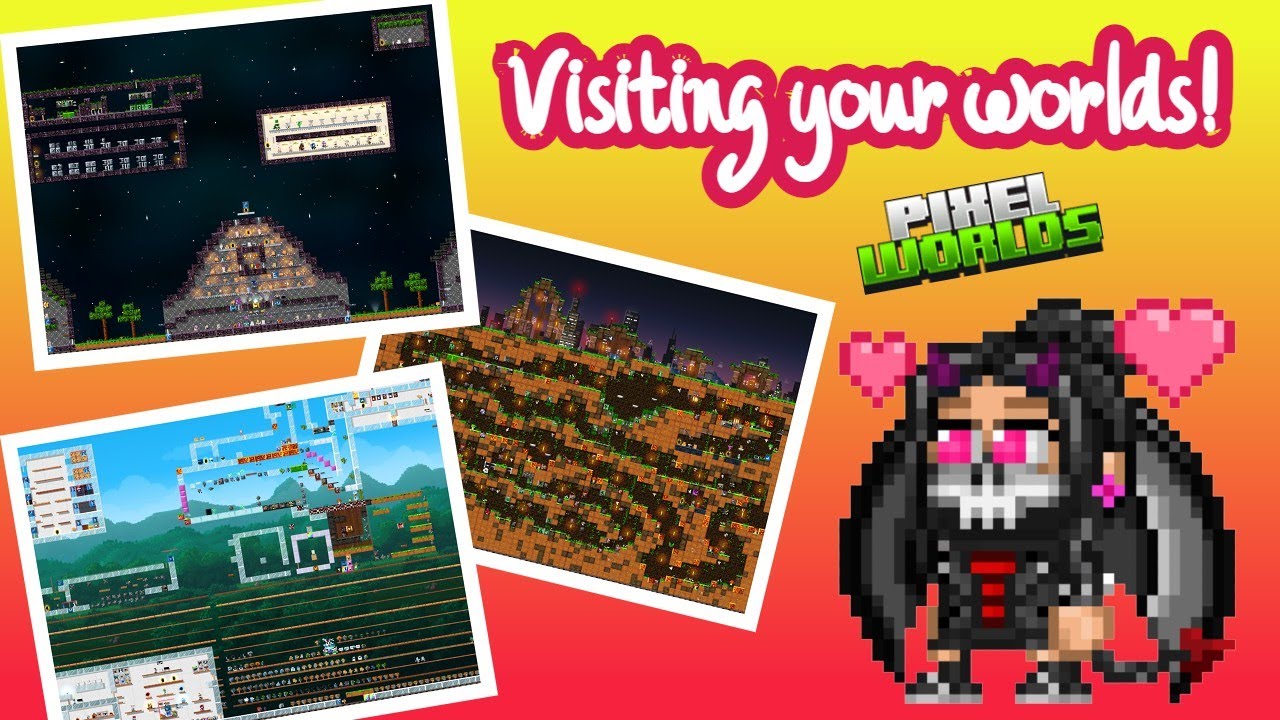Visiting Your Worlds!! | Pixel Worlds - YouTube