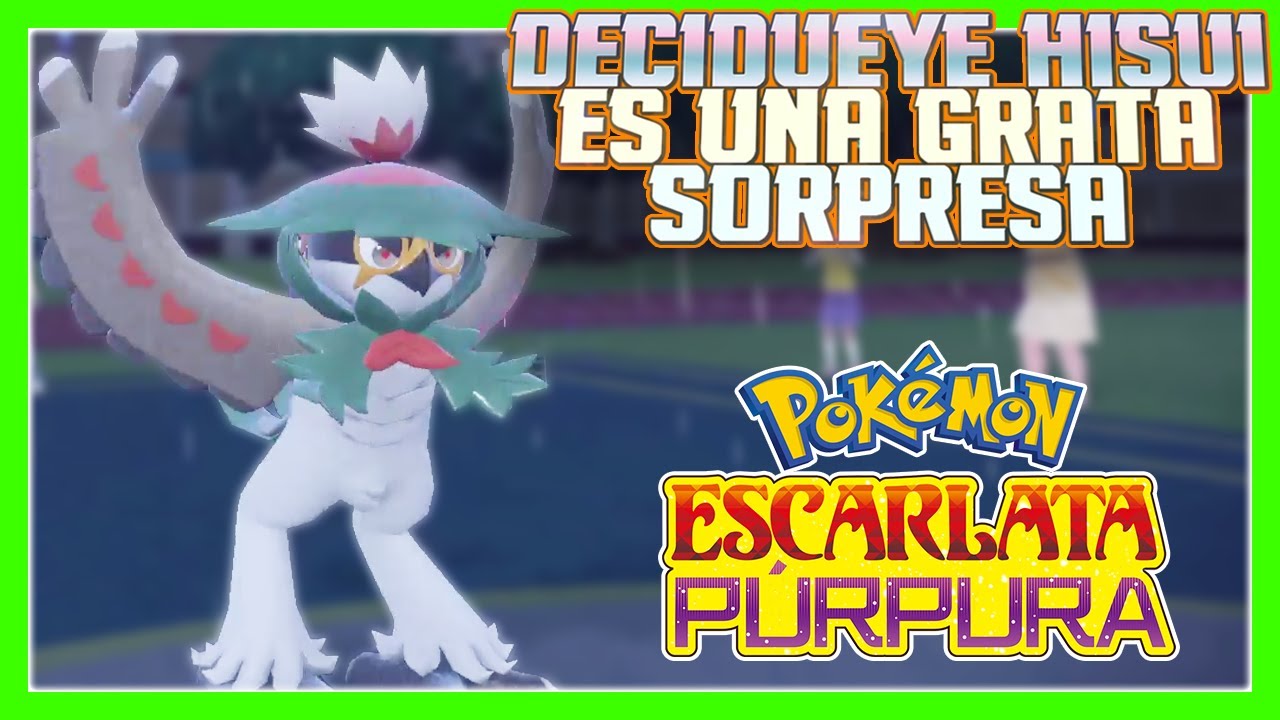 DECIDUEYE HISUI ES UN TROLL con SU MOVIMIENTO CARACTERÍSTICO REVENTANDO ...