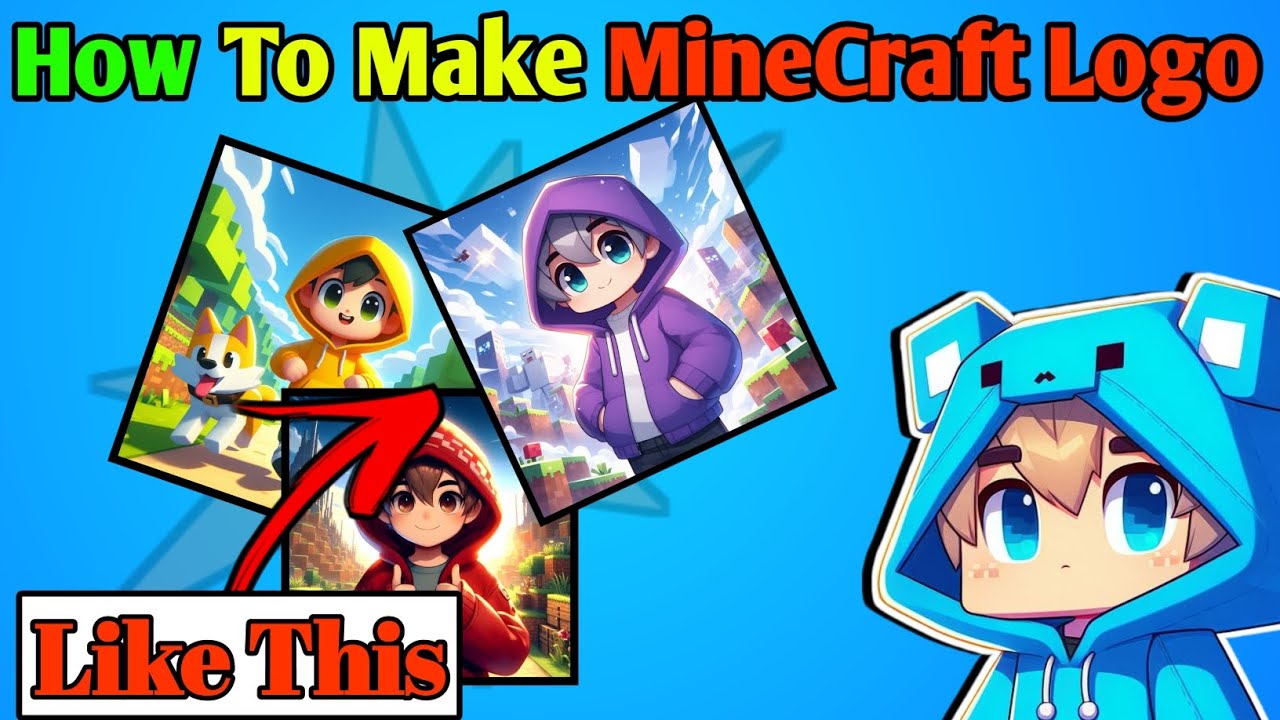 How To Make Minecraft Logohow To Make Animated Minecraft Logo Youtube
