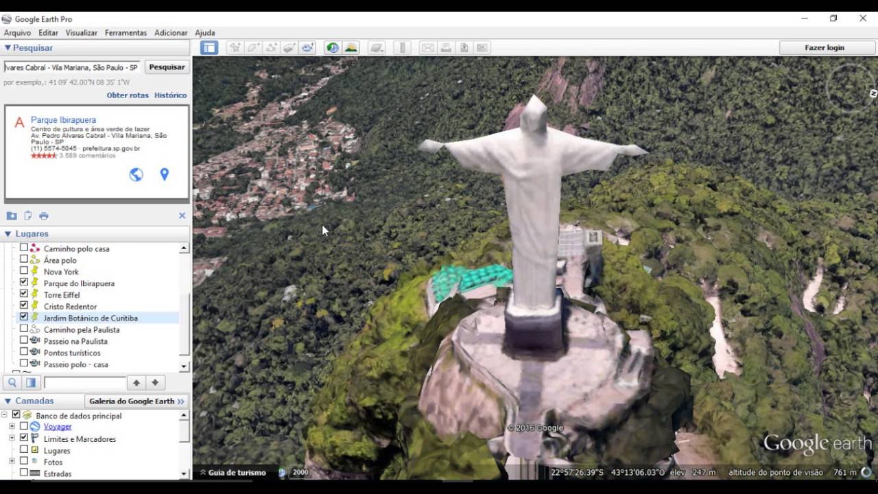 Como gravar um passeio no Google Earth Pro - YouTube
