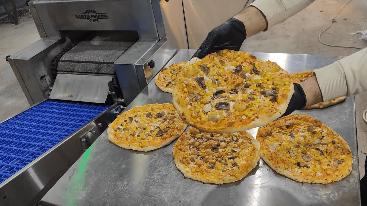 STONE CONVEYOR PIZZA TUNNEL OVEN - SARYA PZ40 - YouTube