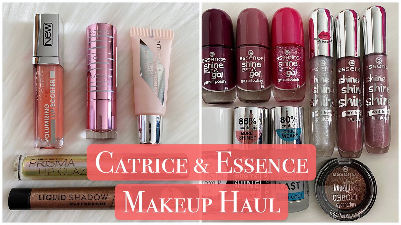 Catrice and Essence Cosmetics Makeup Haul |Swatches| Nail Polish ...
