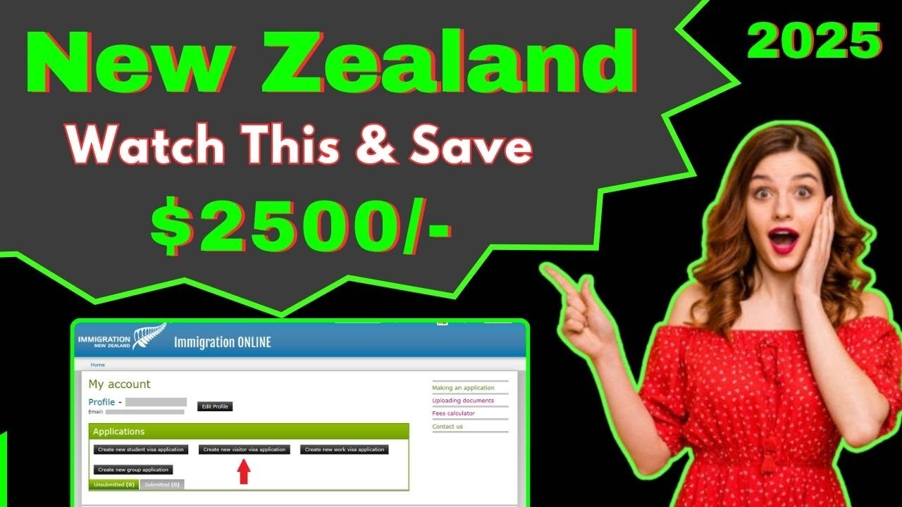 🇳🇿 How to apply New Zealand E Visa Online in 2025 #newzealand - YouTube
