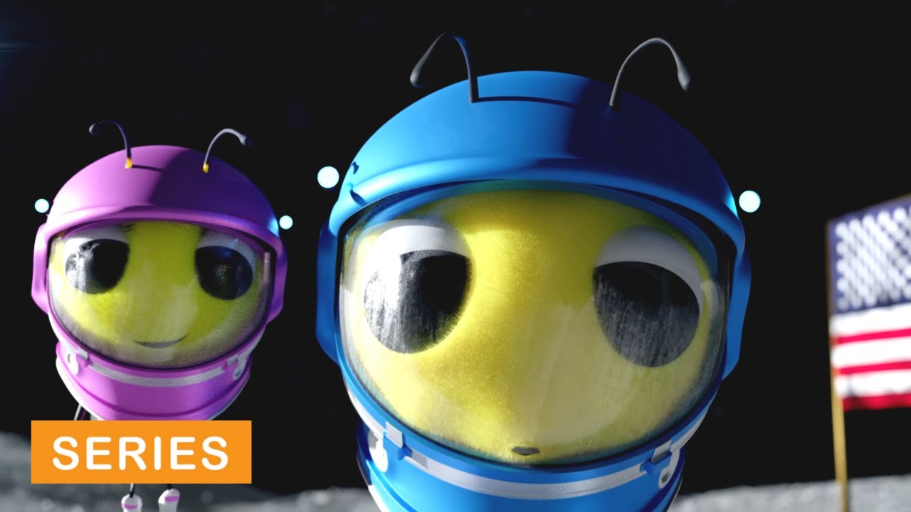 Exploring Space Adventure with Benny the Bee | Rockets, Moon, Earth ...