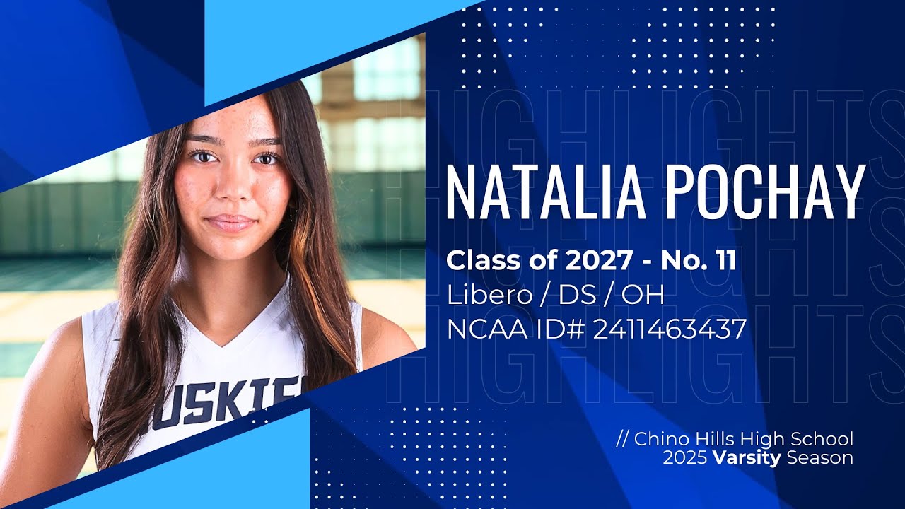 Natalia Pochay | c/o 2027 OH/DS/Libero 2025 Chino Hills High School ...