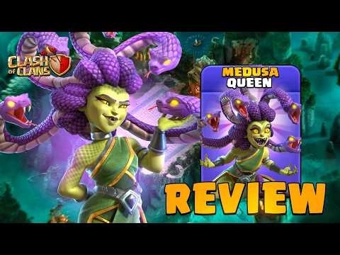 NEW Medusa Queen Skin Review! (Clash Of Clans)