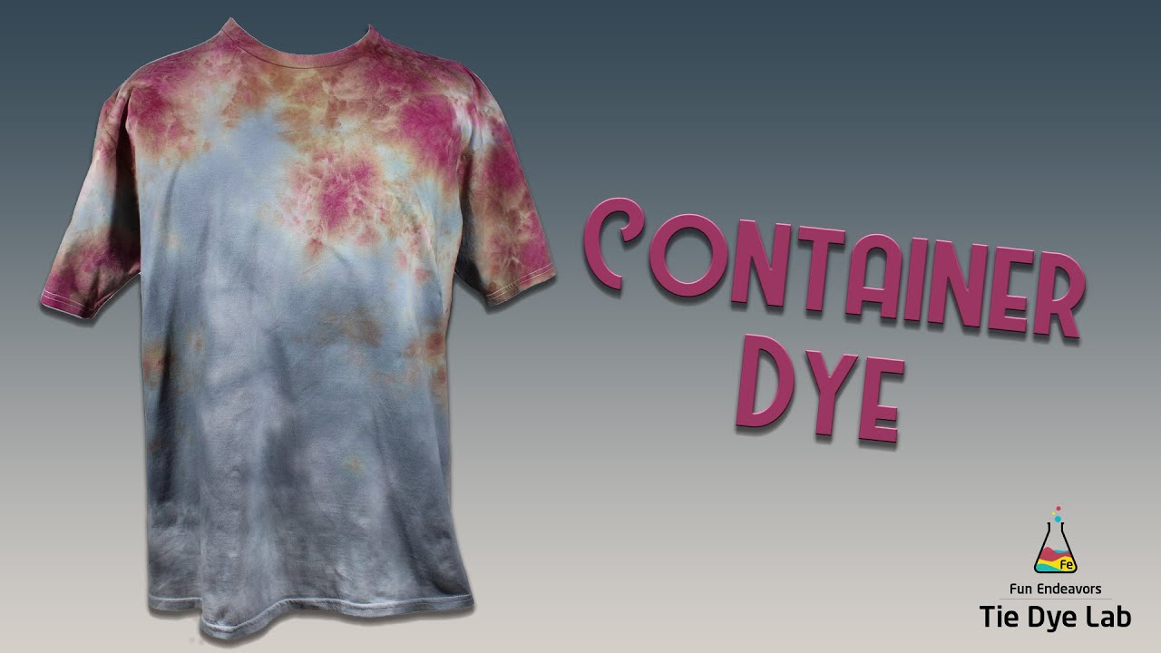 Tie Dye Designs: Container Dye [Happy Cat Tie Dye] - YouTube
