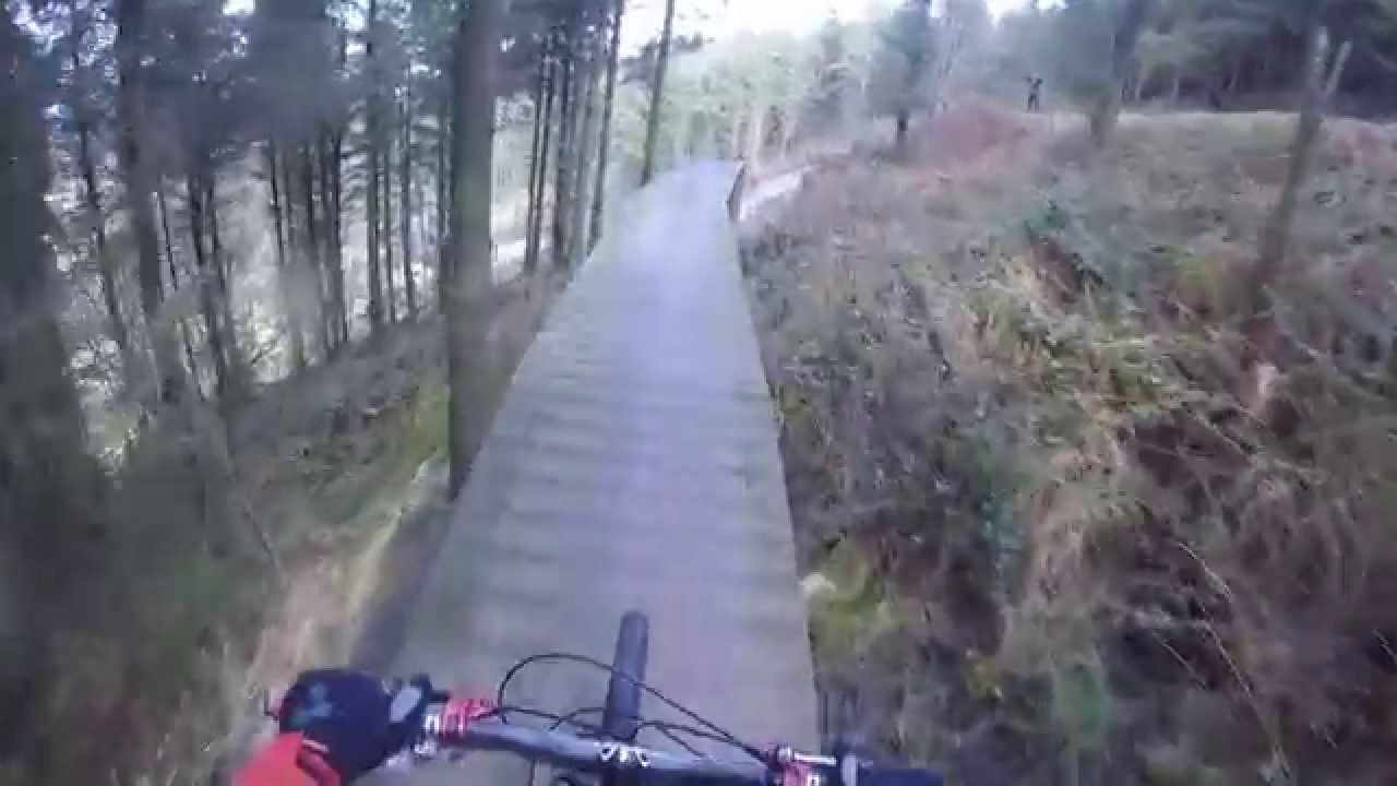 Mountain biking Llandegla forest, wales, united kingdom - YouTube