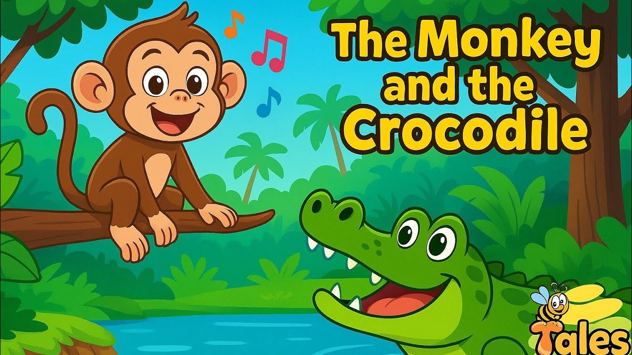 The Monkey and the Crocodile | A Classic Fable Story | # ...