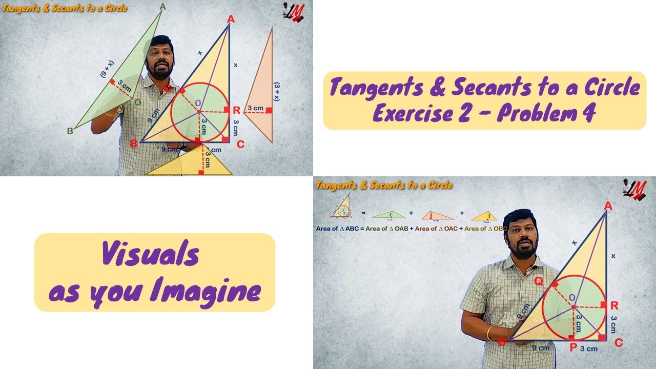 Tangents & Secants to a Circle - Exercise 2 - Problem 4 (AP/TS State ...