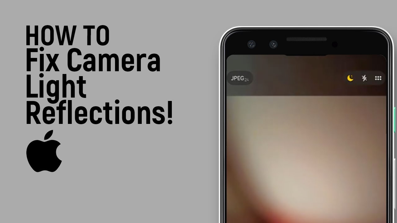 How to Fix Any iPhone Camera Light Reflections [easy] - YouTube