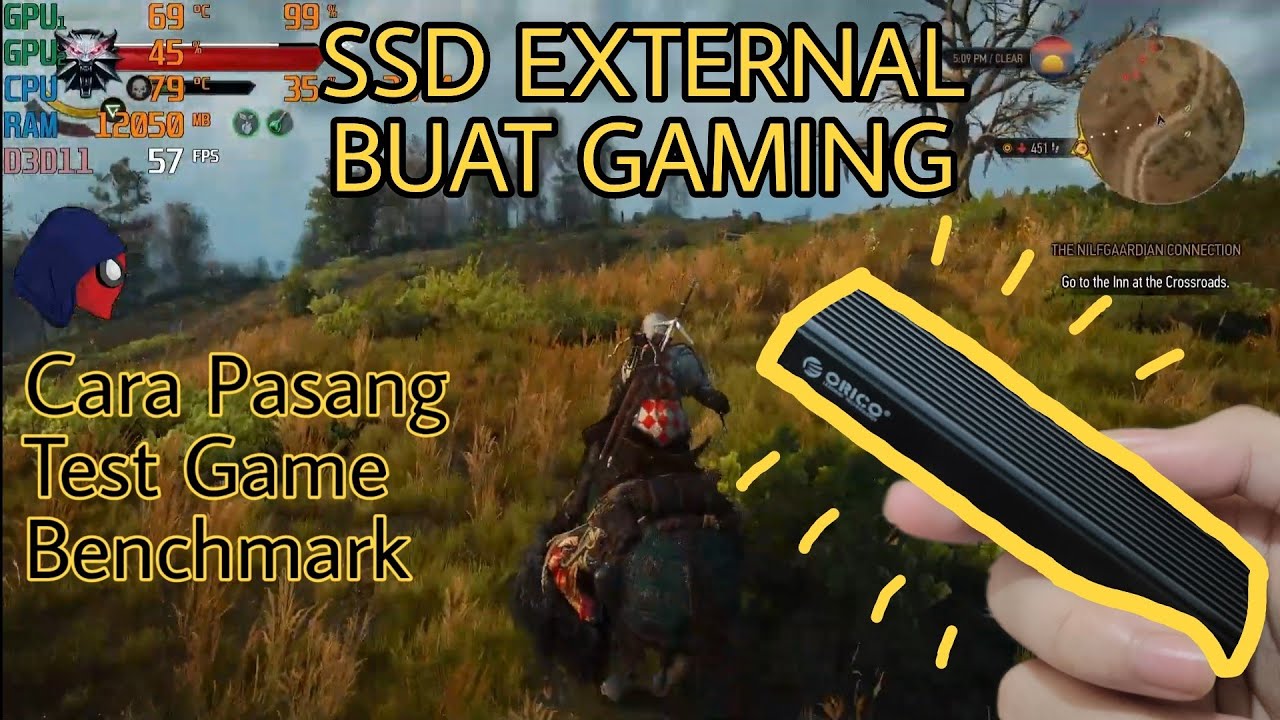 Flashdisk Gaming - Cara Pasang & Test Game SSD External Enclosure Orico ...