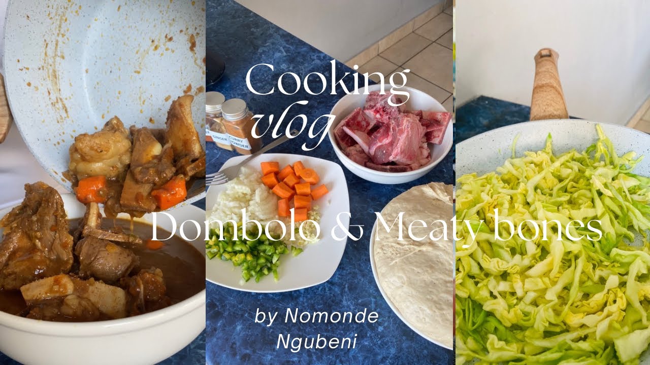 Cooking vlog: How to make simple meals|dombolo & meaty bone| South ...