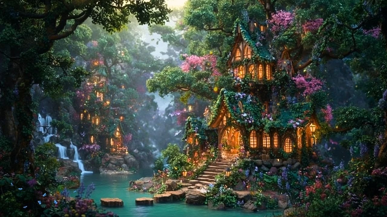 Fairyland in The Valley - Fairy Sounds | Soothing Forest Music, Helps ...