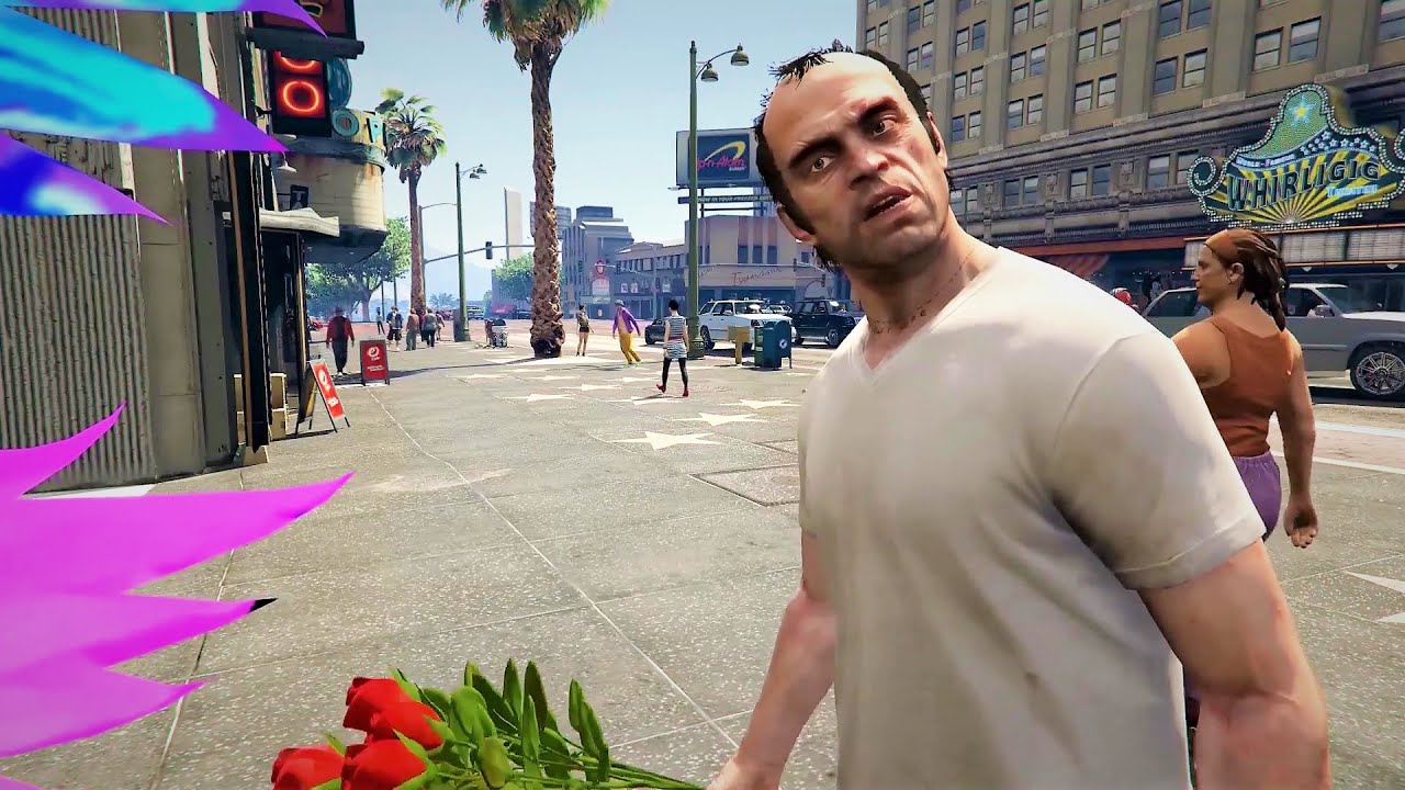 GTA 5 - Trevor Falls In Love With An Beautiful Wizard! - YouTube