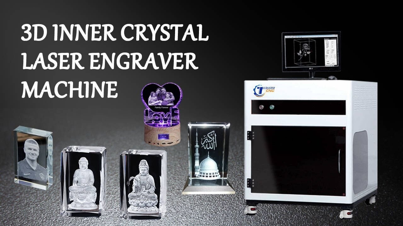 3D crystal laser engraving machine - YouTube