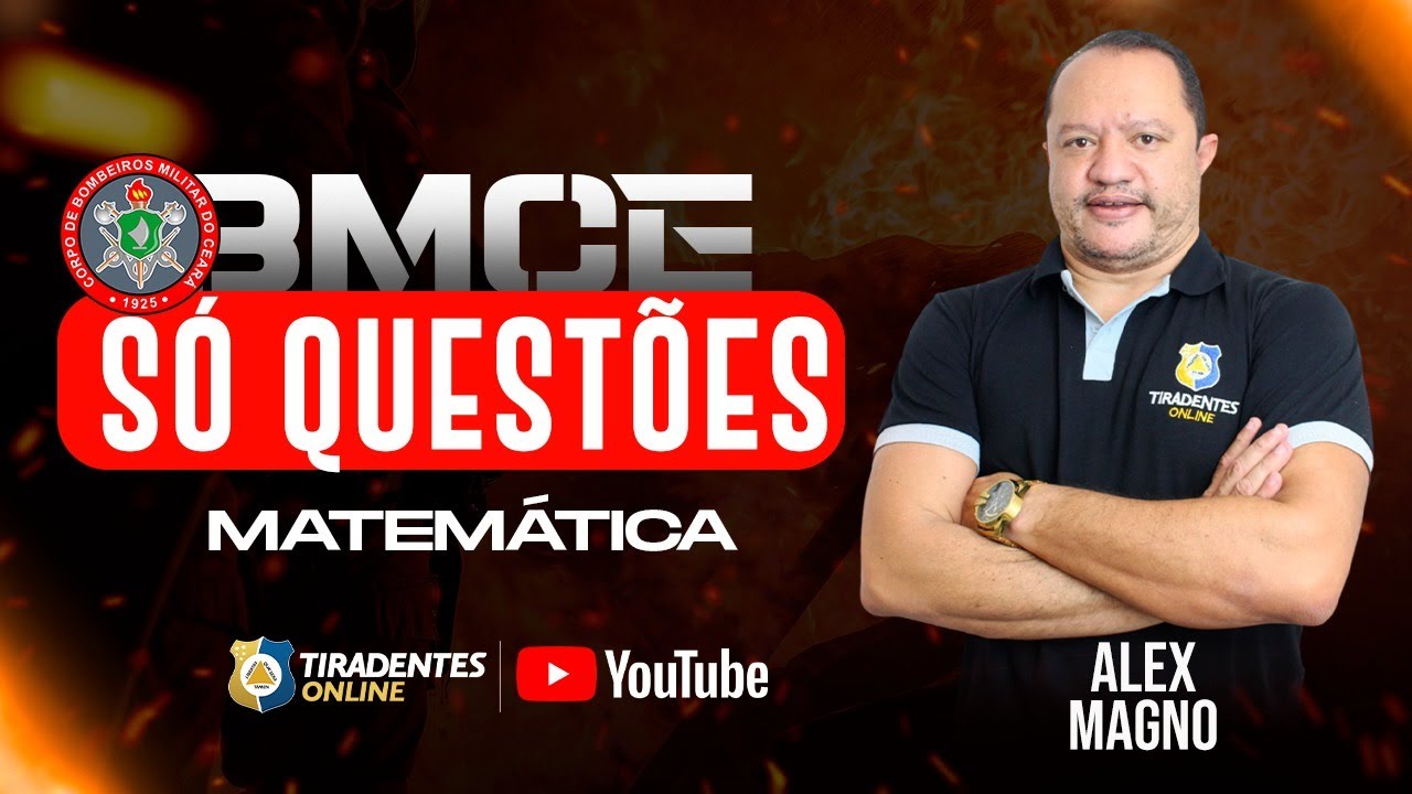 SÓ QUESTÕES | BMCE | MATEMÁTICA | PROF. ALEX MAGNO - YouTube