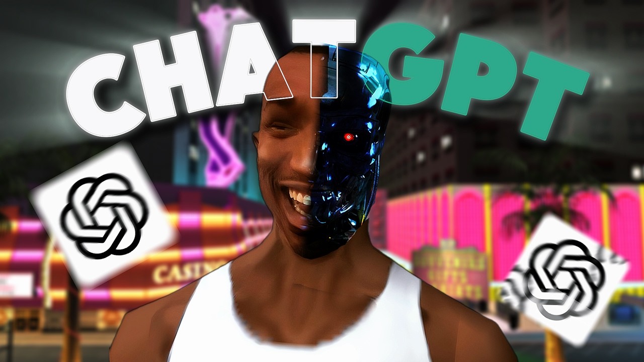 Eu coloquei o CHATGPT pra jogar o GTA SAN ANDREAS... - YouTube