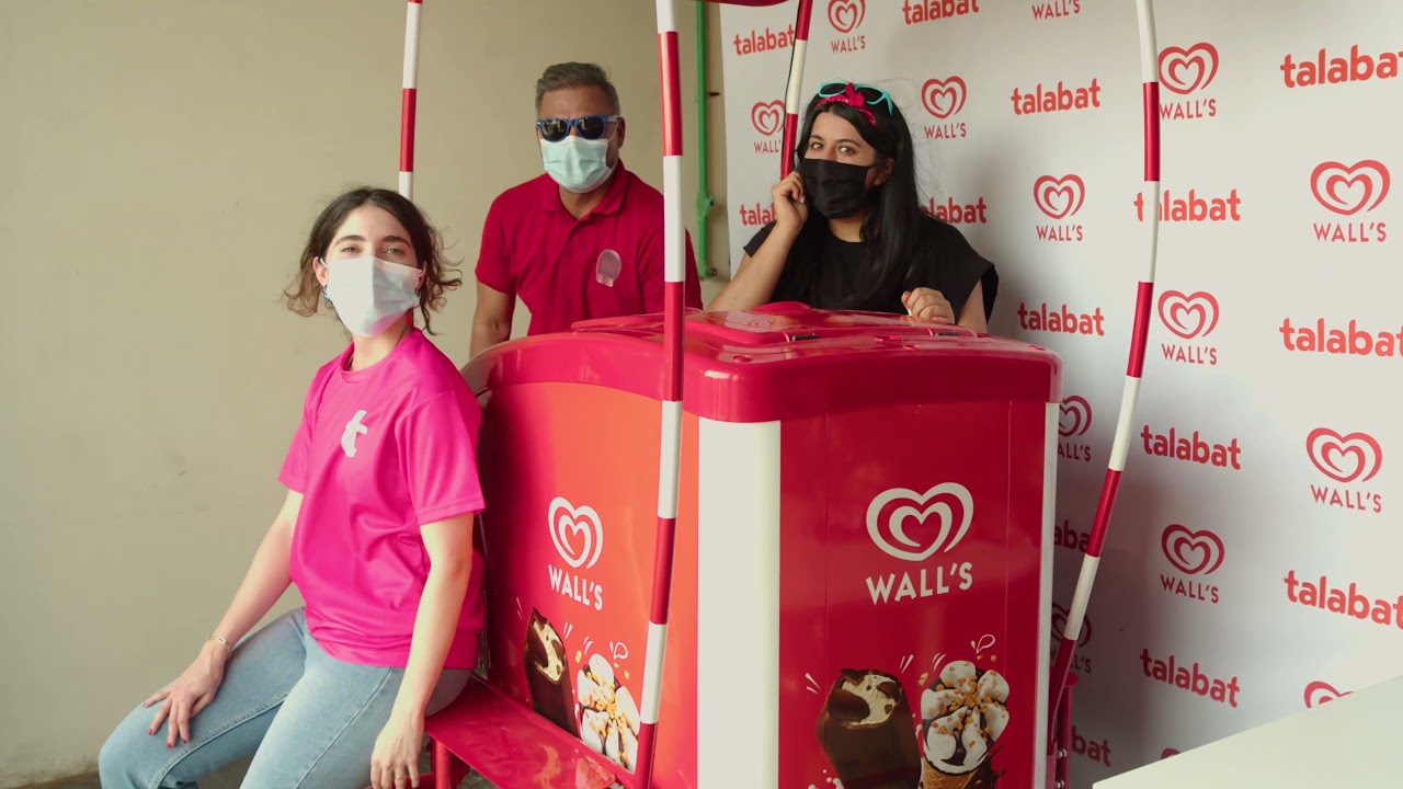 Talabat ice cream day - YouTube