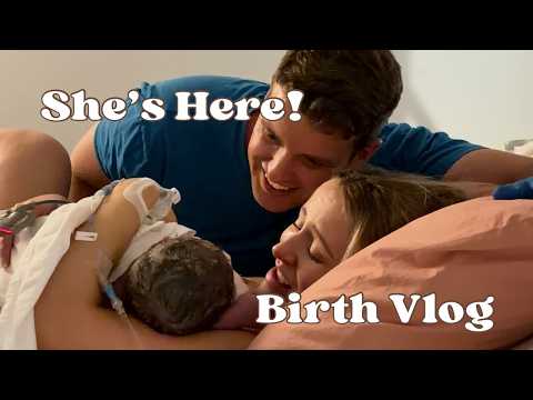 The Day We Met Our Baby Girl | Emotional Birth Vlog