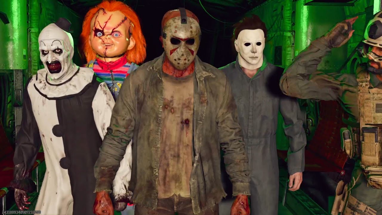 Jason Voorhees Chucky Art the Clown Michael Myers COD Warzone Squad ...