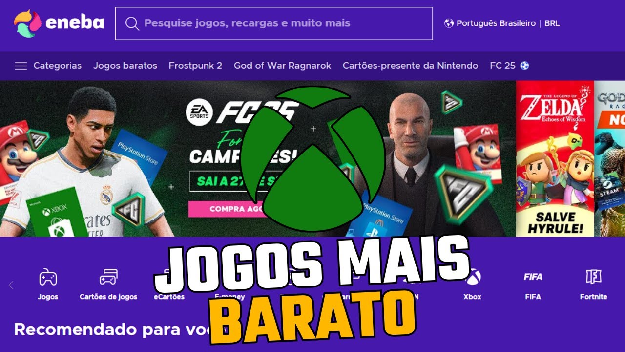 PROMOÇÕES XBOX NO ENEBA - 23/09/2024 - BORA COMPRAR? - YouTube