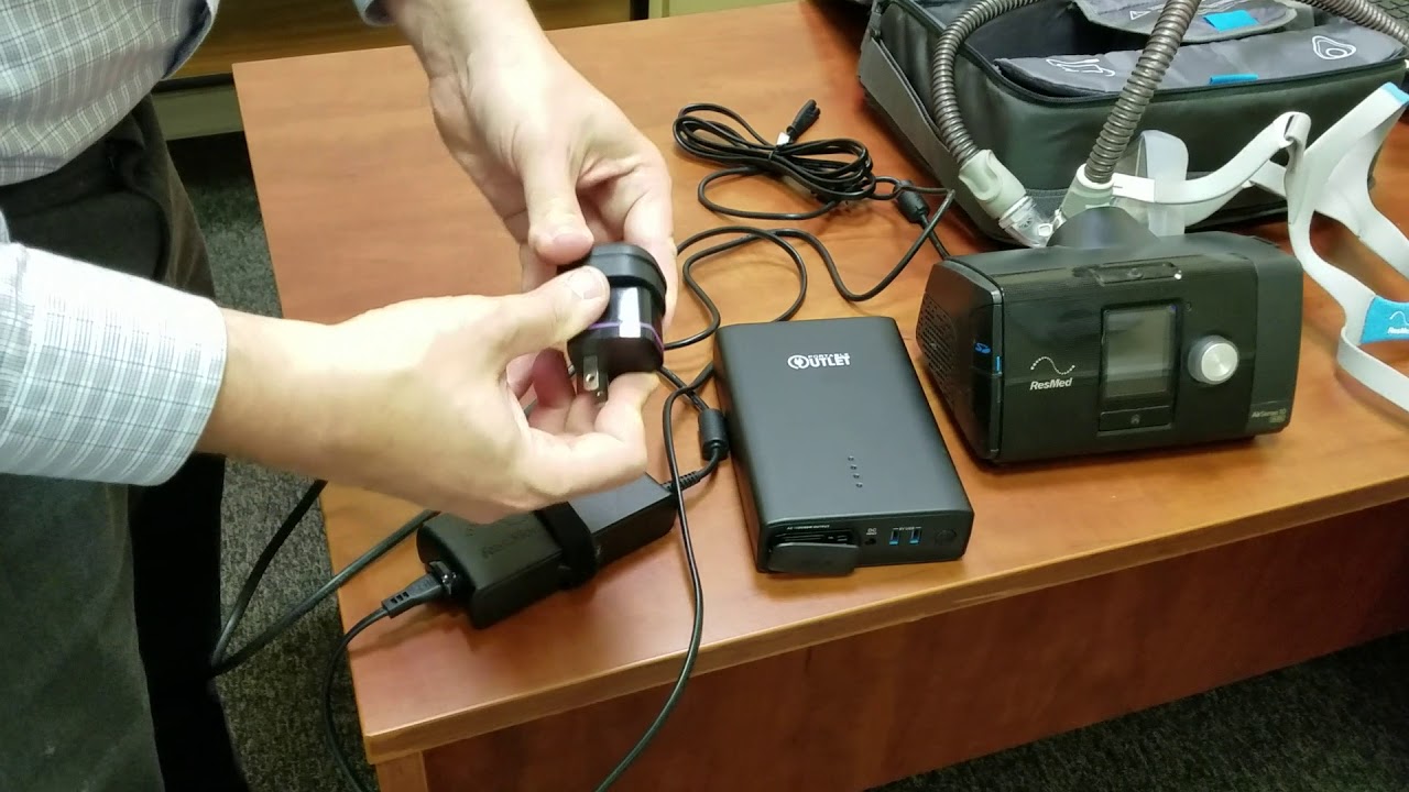 Portable Outlet CPAP Battery includes 110-240V international adapter ...