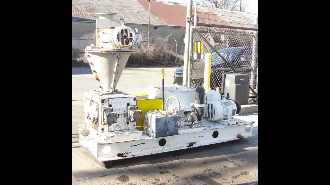 Bepex 25MS9 briquetter roll compactor - YouTube