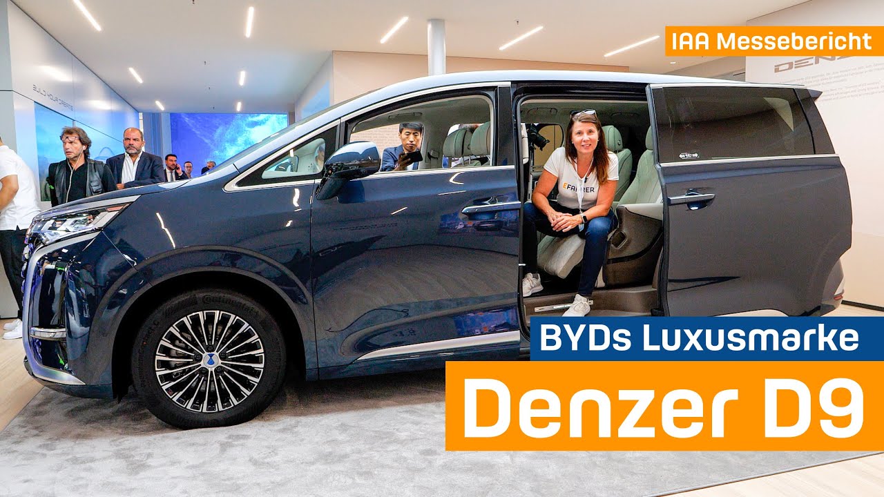 180 km Hybrid-Reichweite und Grill größer als bei BMW - Denza D9 im ...
