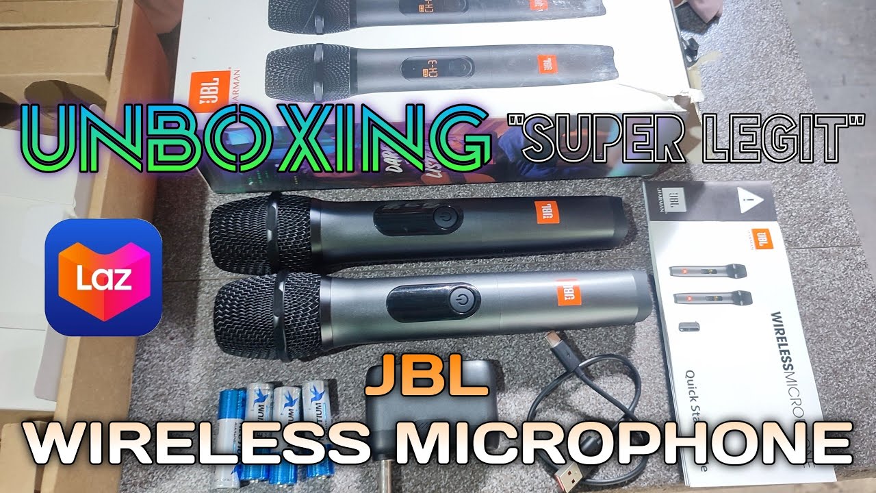 Unboxing JBL Wireless Microphone - YouTube