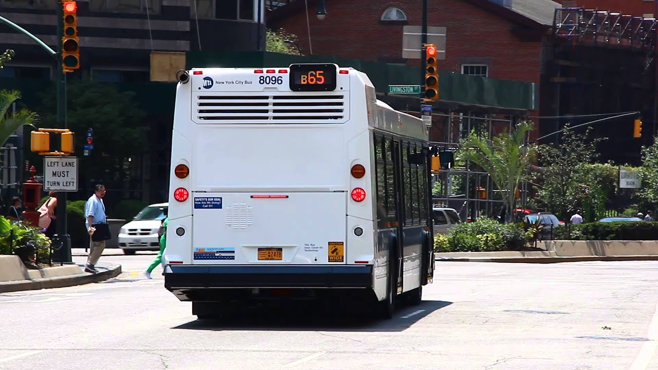 MTA NYC Bus # 8096 on the B65 - YouTube
