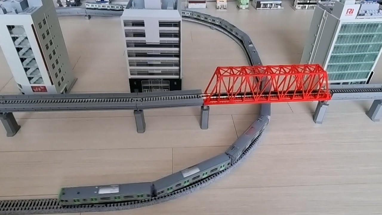 KATO N게이지 E235 야마노테선 M1 + V2 트랙 (2023.08.02) - YouTube