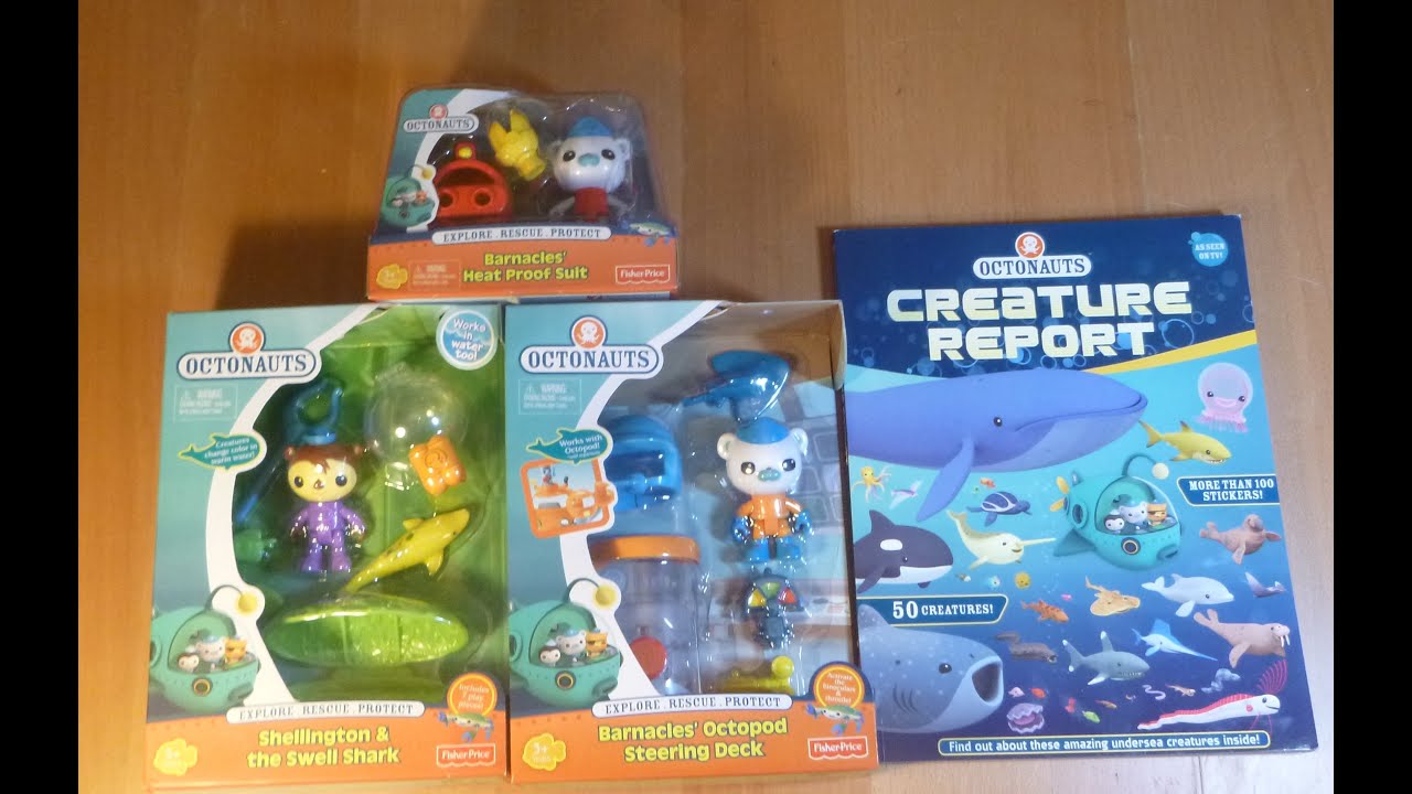 Octonauts Creature Report Book Barnacles Octopod Steering Deck Heat ...