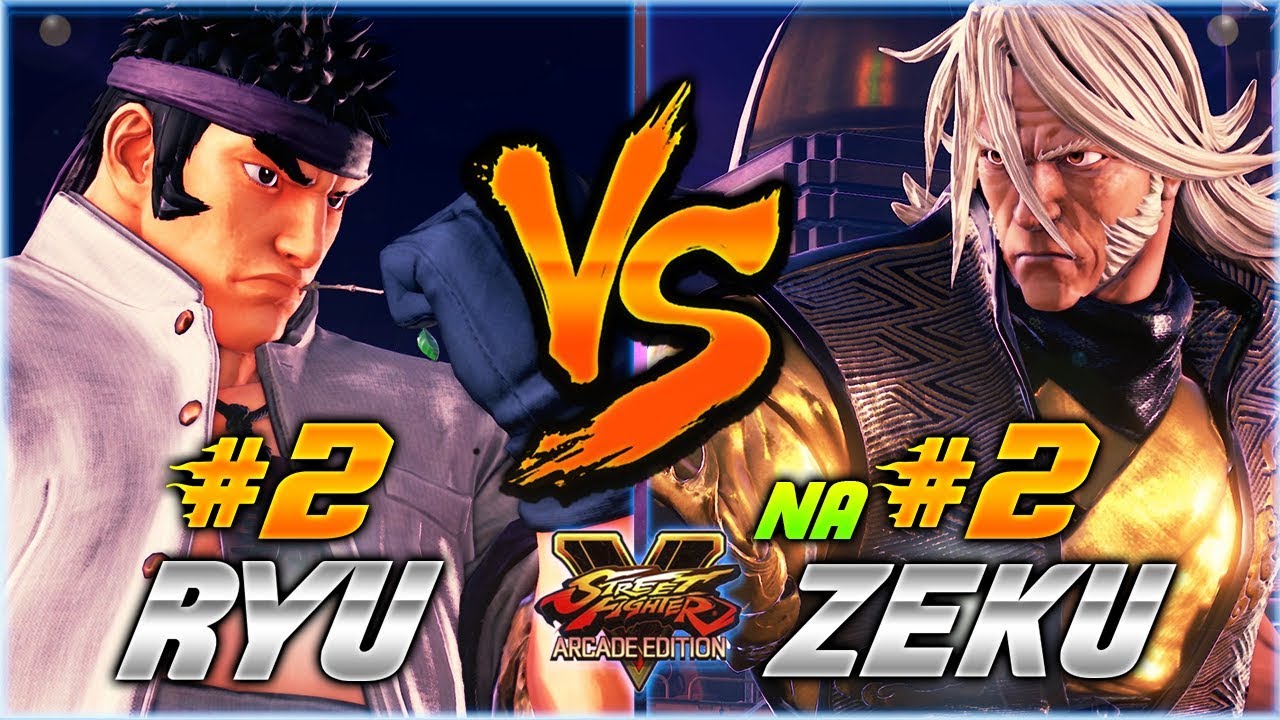 SFV AE 🔥 AM KIDD (#2 Online RYU) vs BushinStyle (NA #2 Online ZEKU ...